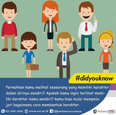 Karakter Diri - Program Studi Diploma 3 Administrasi Bisnis NSC