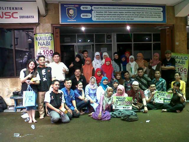 Kampus Politeknik NSC Surabaya Peringati Maulid bersama 100 Anak Panti ...